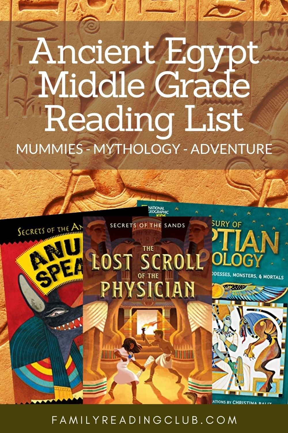 Ancient Egyptian Book List for Middle Grade Readers (ages 9-12 ...
